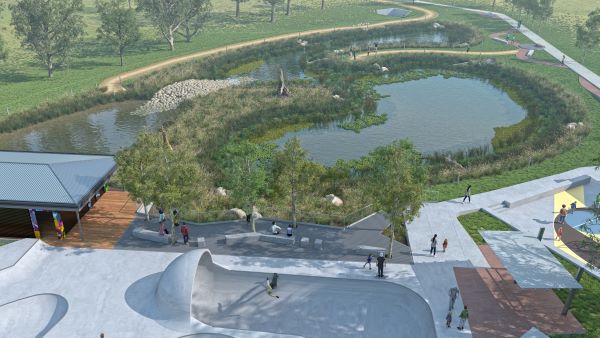 Proposed wetland at Gilbert Park | Knox