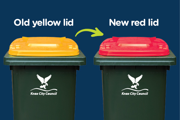 Rubbish bin lids are changing | Knox